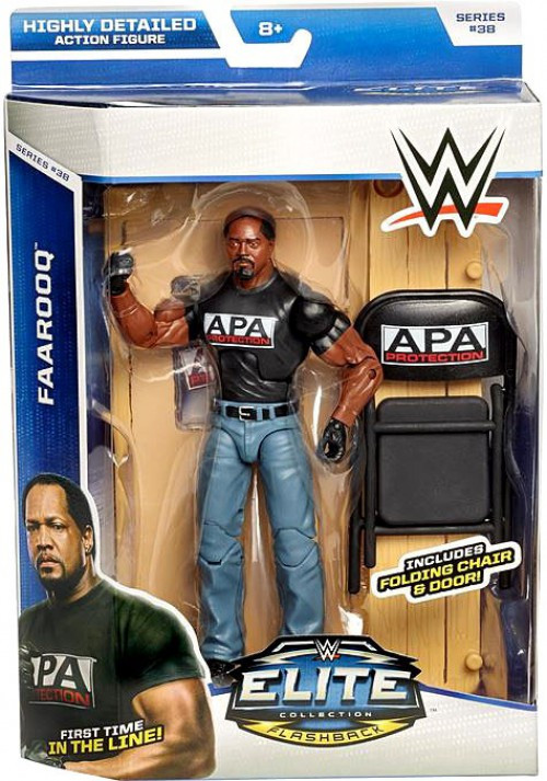 WWE Wrestling Elite Collection Series 38 Faarooq 6 Action Figure ...