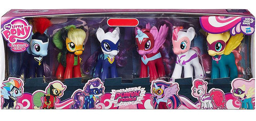 My Little Pony Friendship is Magic Power Ponies Exclusive Figure 6-Pack ...