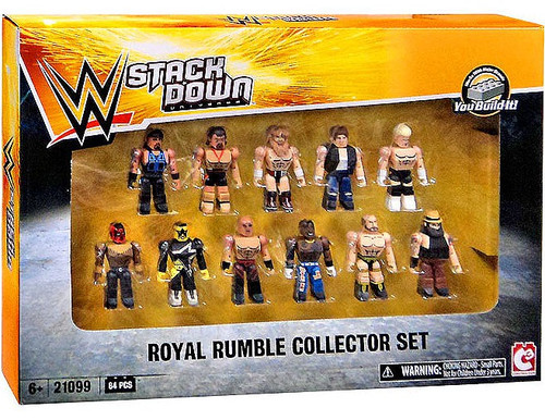 WWE Wrestling C3 Construction StackDown Royal Rumble Collector 11-Pack ...