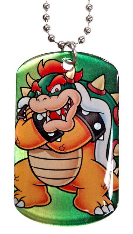 Super Mario 2D Bowser Dog Tag 3 Loose Enterplay - ToyWiz