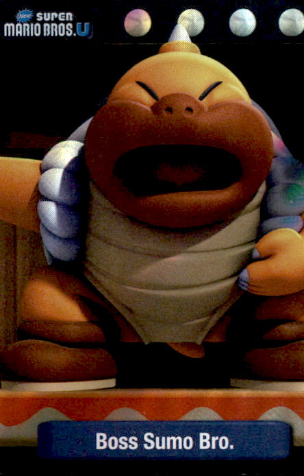 Super Mario Boss Sumo Bro. Dog Tag Trading Card 26 Enterplay - ToyWiz