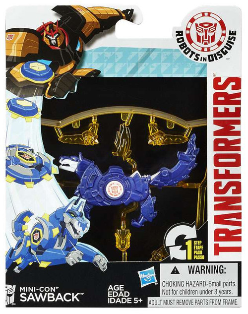 Transformers Robots in Disguise Mini-Con Sawback Action Figure Hasbro ...