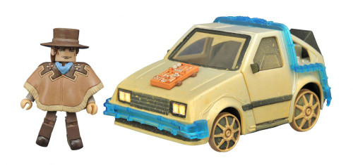 Back to the Future Part III MiniMates Rail Ready Time Machine ...