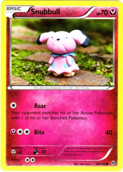 Pokemon Trading Card Game Xy Breakthrough Single Card Common Snubbull