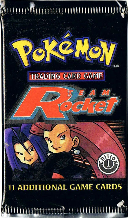 Pokemon Team Rocket 1st Edition Booster Pack Wizards of the Coast - ToyWiz