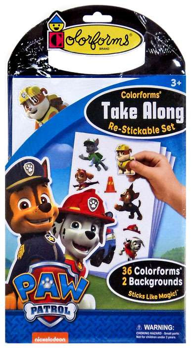 Colorforms Paw Patrol Take Along Paw Patrol Set - ToyWiz