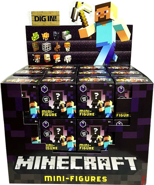 Minecraft Obsidian Series 4 Mystery Box 36 Packs Mattel Toys - ToyWiz