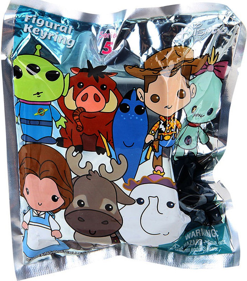 Disney 3D Figural Keyring Disney Series 5 Mystery Pack 1 RANDOM Figure ...