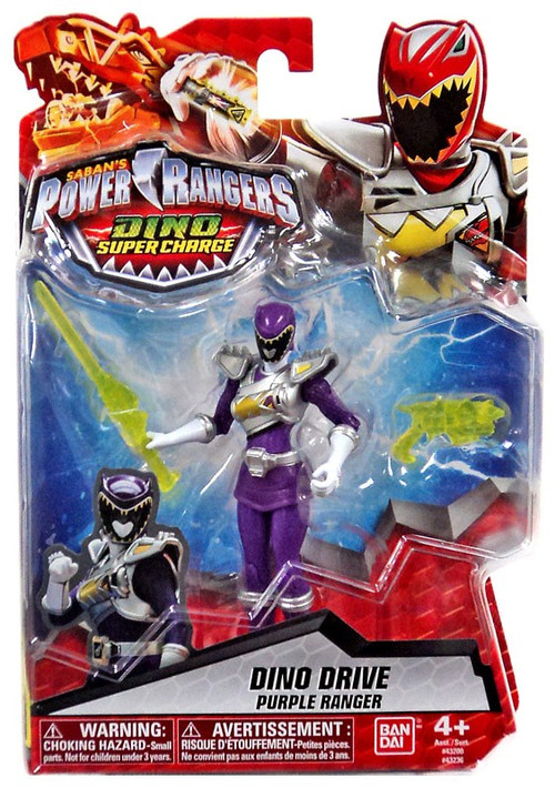 Power Rangers Dino Super Charge Dino Drive Purple Ranger 5 Action ...