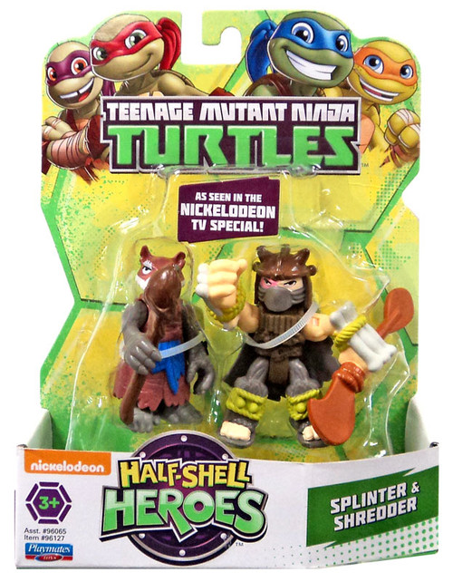 Teenage Mutant Ninja Turtles TMNT Half Shell Heroes Splinter Shredder ...