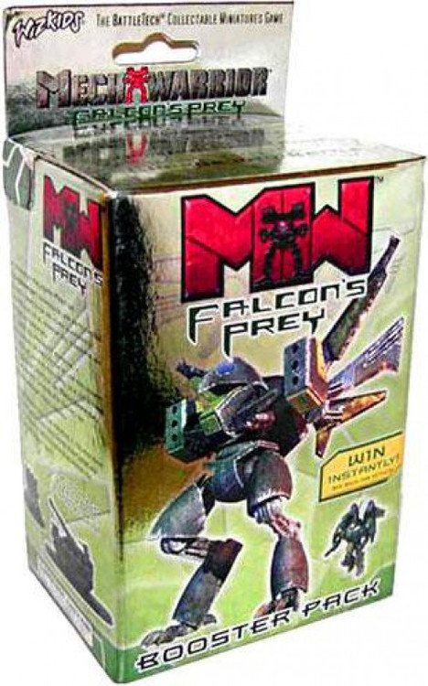 MechWarrior HeroClix Falcons Prey Booster Pack 4 Pre-Painted Figures ...