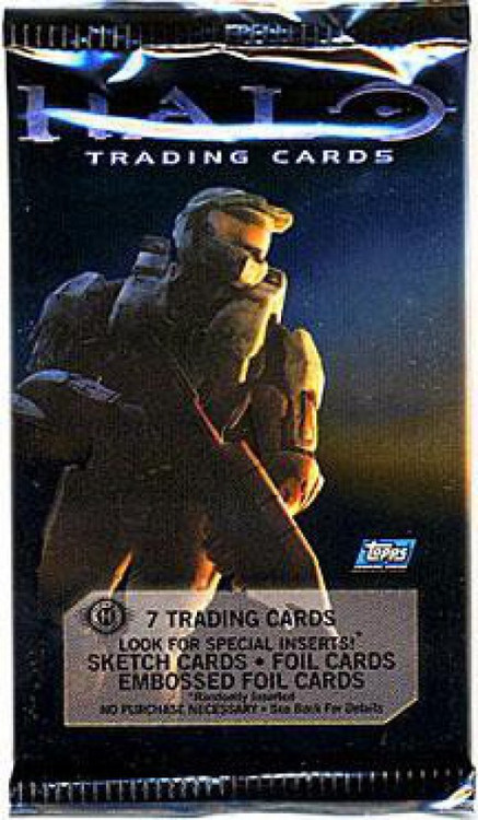 Halo Topps Halo 3 Trading Card Pack 7 Cards - ToyWiz