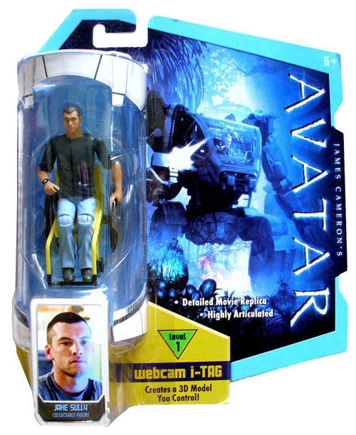 James Camerons Avatar Jake Sully 3.75 Action Figure Crewcut Mattel Toys ...