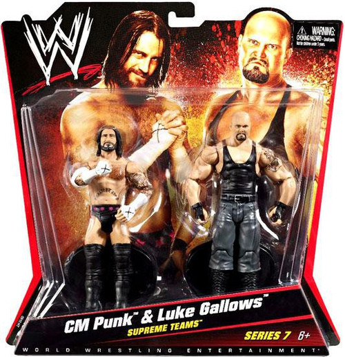 WWE Wrestling Battle Pack Series 7 CM Punk Luke Gallows Action Figure 2 ...