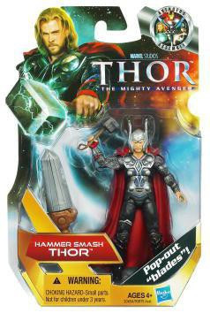 Thor The Mighty Avenger Thor 4 Action Figure 7 Hammer Smash Hasbro Toys ...
