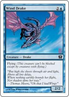 Magic The Gathering 9th Edition Single Card Common Wind Drake 112 - ToyWiz
