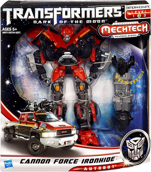 Transformers Dark of the Moon Mechtech Voyager Cannon Force Ironhide Voyager Action Figure Hasbro ToyWiz