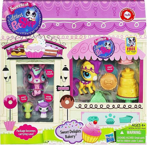 Littlest Pet Shop Sweet Delights Bakery Figure Set Hasbro Toys ToyWiz