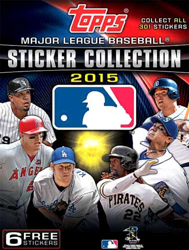 MLB Topps 2015 Baseball Sticker Collection Album - ToyWiz