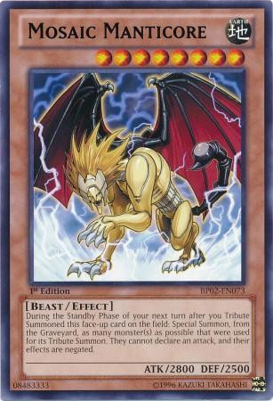 YuGiOh Battle Pack 2 War of the Giants Single Card Mosaic Mosaic Manticore BP02-EN073 - ToyWiz
