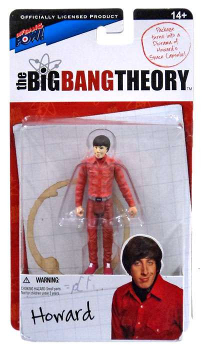 The Big Bang Theory Series One Howard 3.75 Action Figure Bif Bang Pow ...