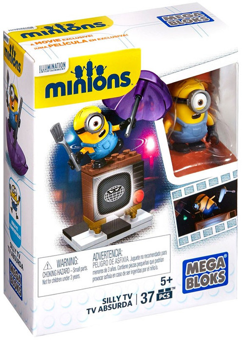 Mega Bloks Despicable Me Minions Silly TV Set 38018 - ToyWiz