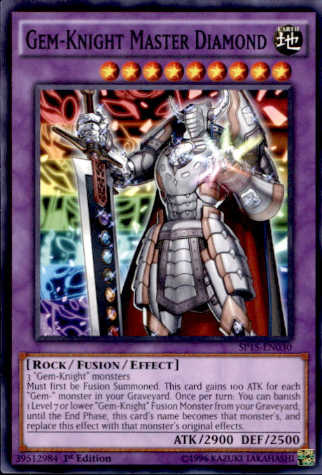 YuGiOh 2015 Star Pack ARC-V Single Card Shatterfoil Rare Gem-Knight ...