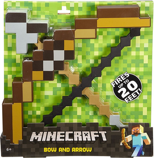 Minecraft Bow Arrow Roleplay Toy Mattel Toys - ToyWiz