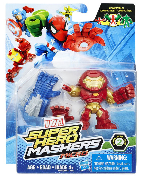 Marvel Super Hero Mashers Micro Series 2 Hulk Buster 2 Mini Figure ...