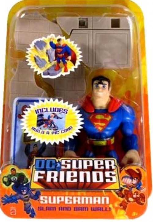 DC Superman DC Super Friends Superman Action Figure Slam and Bam Mattel ...