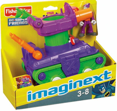 Fisher Price DC Super Friends Imaginext The Joker Tank 3 Figure Set ...