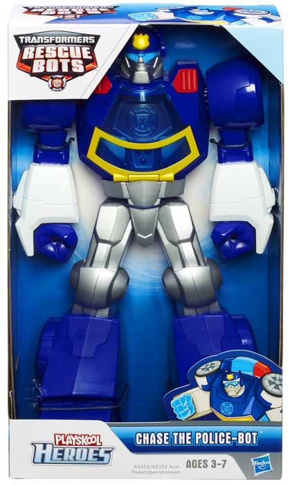 Transformers Playskool Heroes Rescue Bots Chase The Police-Bot 11 ...