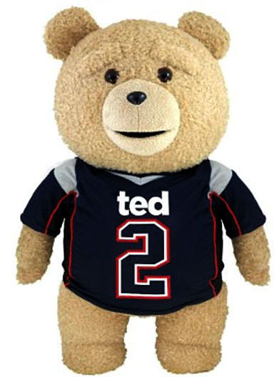Ted 2 Ted in Jersey 11 Talking Plush Explicit Commonwealth Toys - ToyWiz