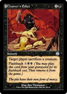 Magic The Gathering Torment Single Card Uncommon Chainers Edict 57 ...