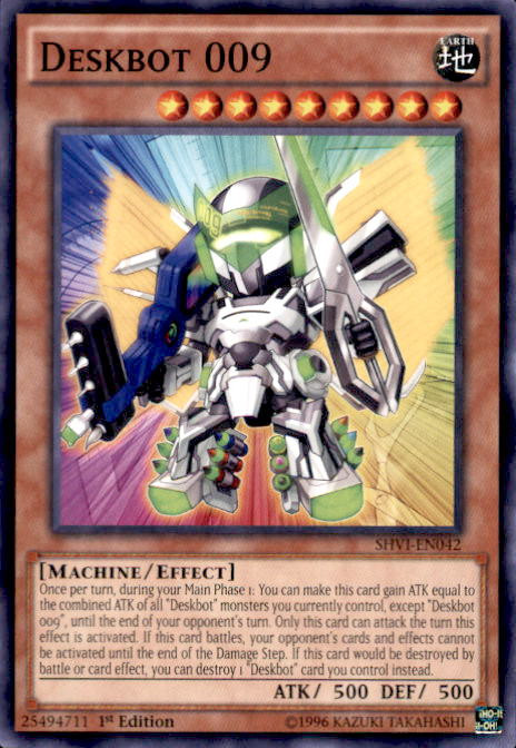 YuGiOh Trading Card Game Shining Victories Single Card Common Deskbot 009 SHVI-EN042 - ToyWiz