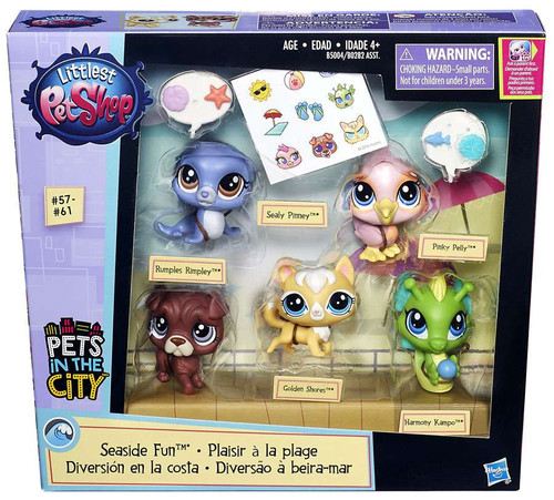 Littlest Pet Shop Pets in the City Seaside Fun Hasbro Toys ToyWiz