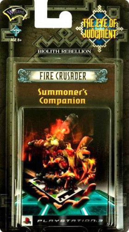 The Eye of Judgment Trading Card Game Biolith Rebellion Fire Crusader ...