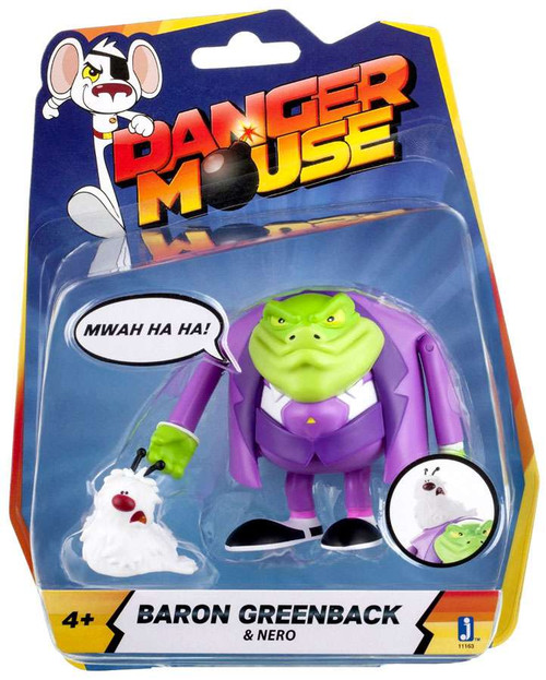 Danger Mouse Baron Greenback Nero 3 Action Figure Jazwares - ToyWiz