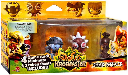 Krosmaster Arena Dofus Shak Attack Figure 4-Pack 8 Anakama - ToyWiz