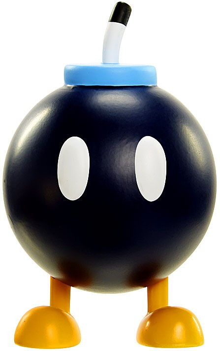 World of Nintendo Super Mario Bob-omb 2.5 Mini Figure Jakks Pacific ...