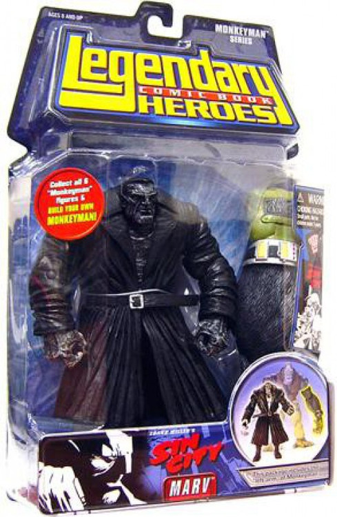 Marvel Sin City Legendary Heroes Monkeyman Series Marv Action Figure ...