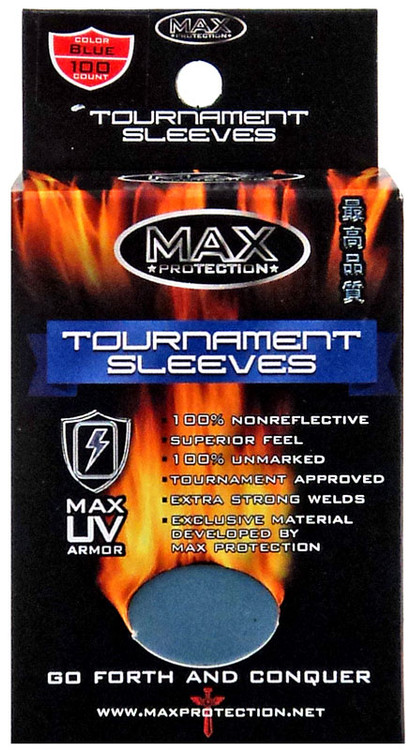 Card Supplies Tournament Sleeves Blue Card Sleeves 100ct MAX Protection ...