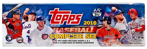 MLB Topps 2016 Series 1 2 Baseball Trading Card RETAIL Set - ToyWiz