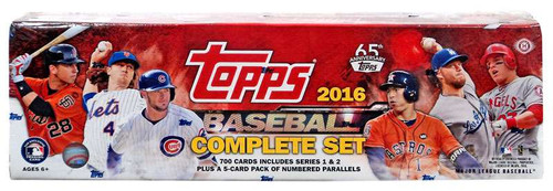 MLB Topps 2016 Baseball Trading Card HOBBY Set 700 Cards, Series 1 2 ...