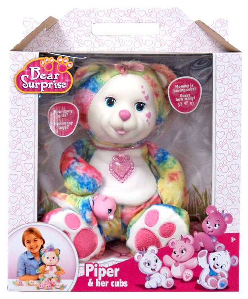Bear Surprise Piper Her Cubs Plush Toy Just Play - ToyWiz