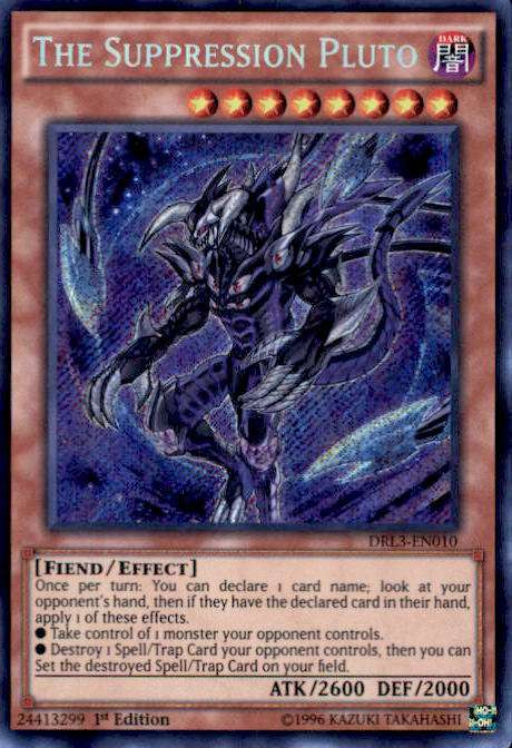 YuGiOh Trading Card Game Dragons of Legend Unleashed Single Card Secret Rare The Suppression ...