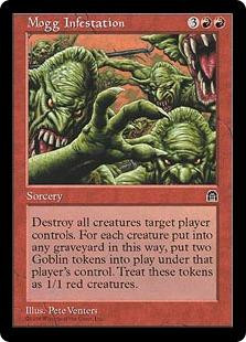 Magic The Gathering Stronghold Single Card Rare Mogg Infestation - ToyWiz