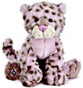 Webkinz Strawberry Cloud Leopard Plush Ganz - ToyWiz