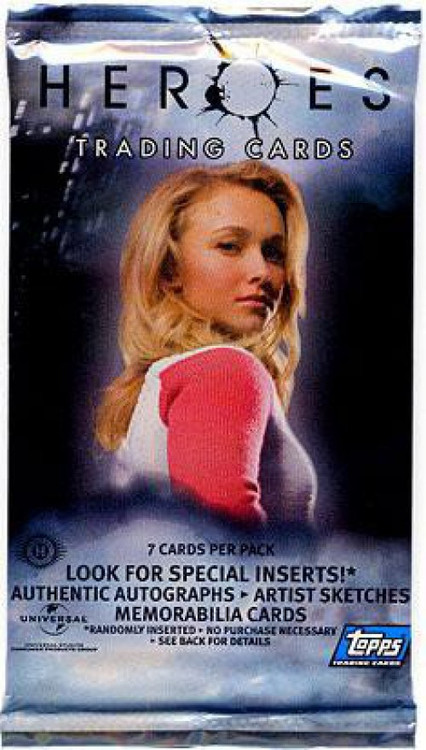 Heroes Topps Heroes Series 1 Trading Card Pack Hobby Edition - ToyWiz
