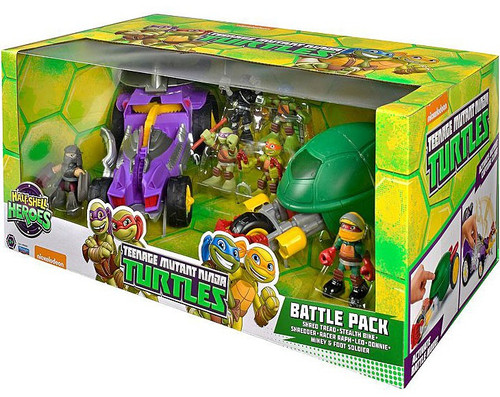 Teenage Mutant Ninja Turtles Nickelodeon Half Shell Heroes Battle Pack ...